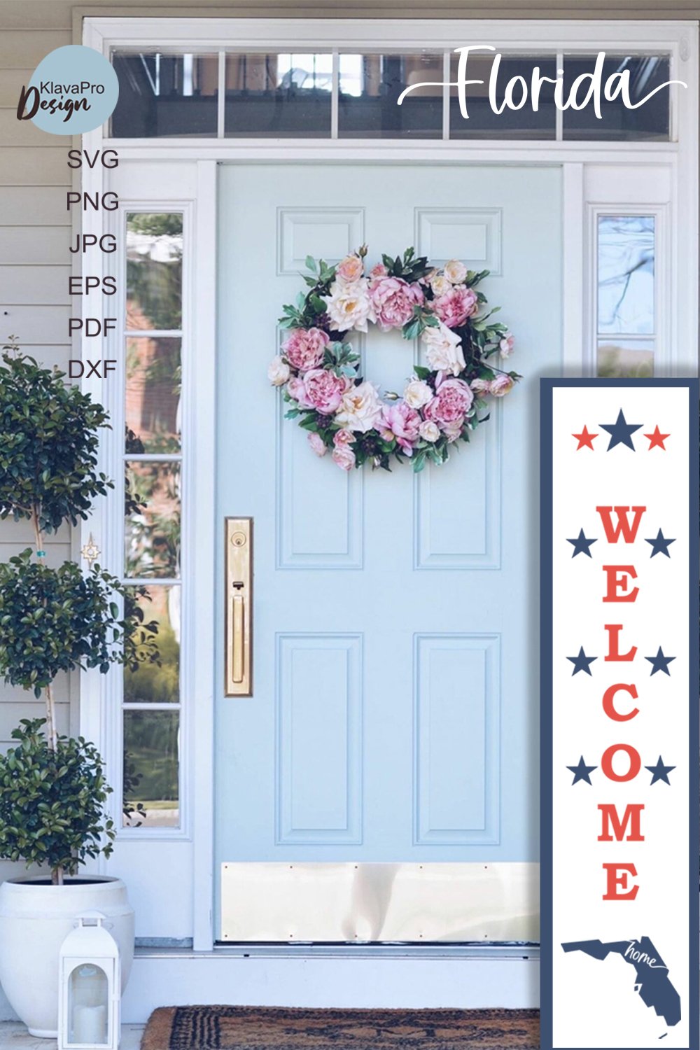 State of Florida SVG. Keychain and Door Porch sign Templates