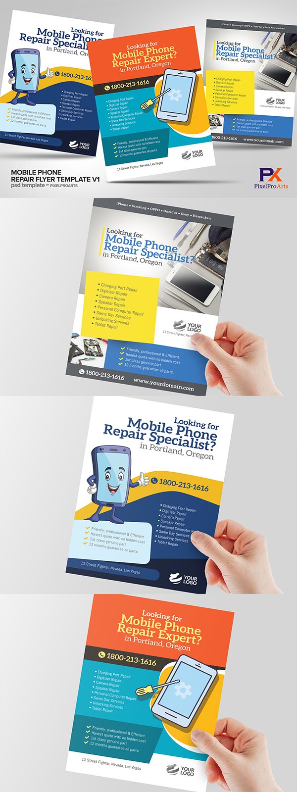 Mobile Phone Repair Flyer Template V1