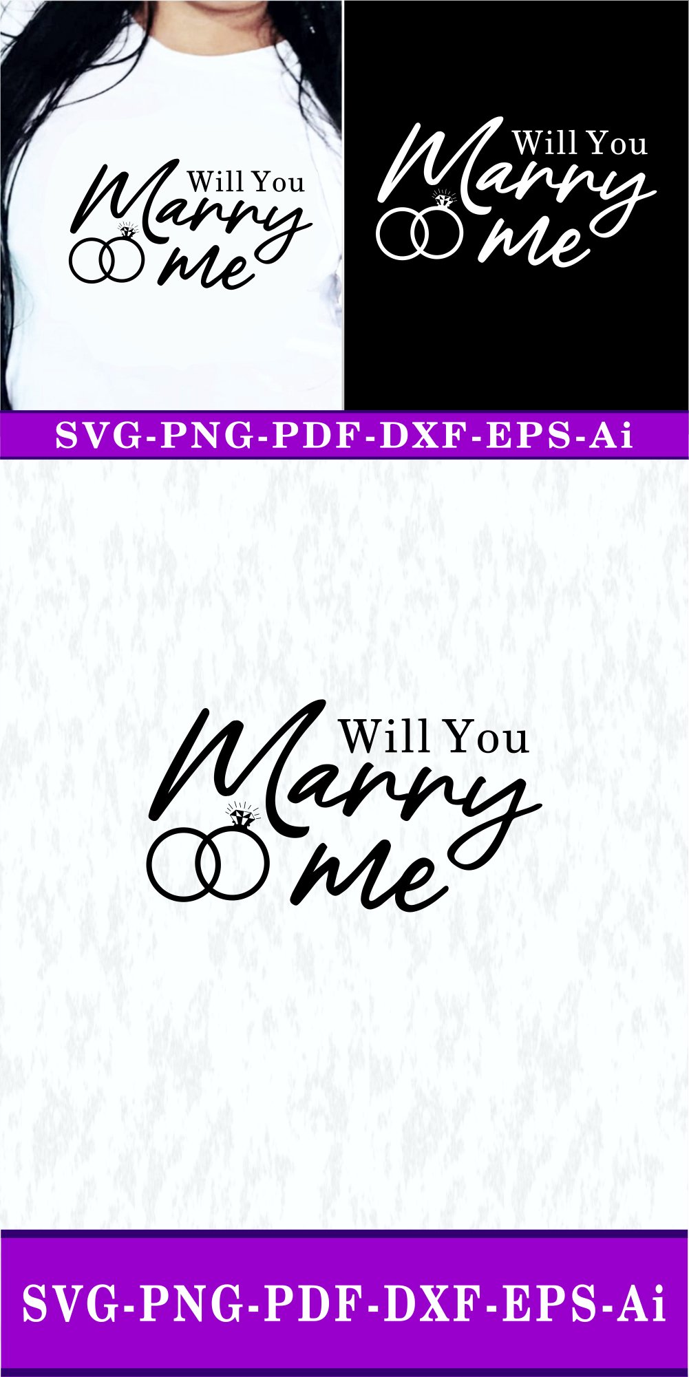 Will You Marry Me SVG, Wedding SVG Design, Love SVG
