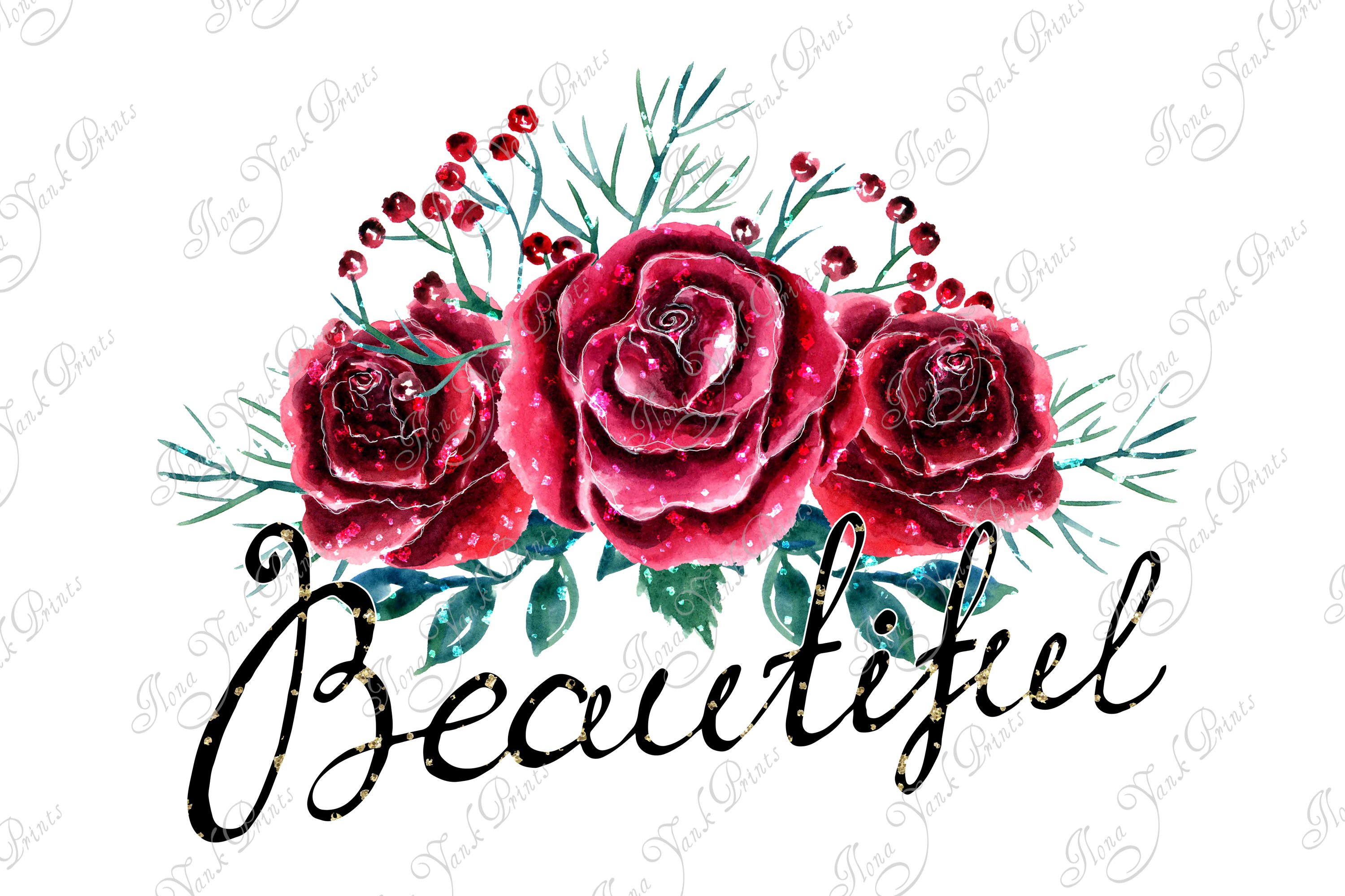 Beautiful sublimation png, Red roses t-shirt (1254256)