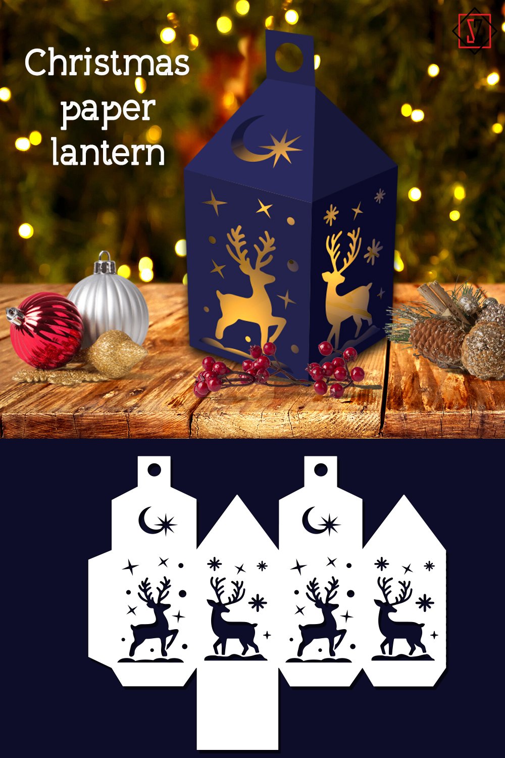 Christmas paper lantern