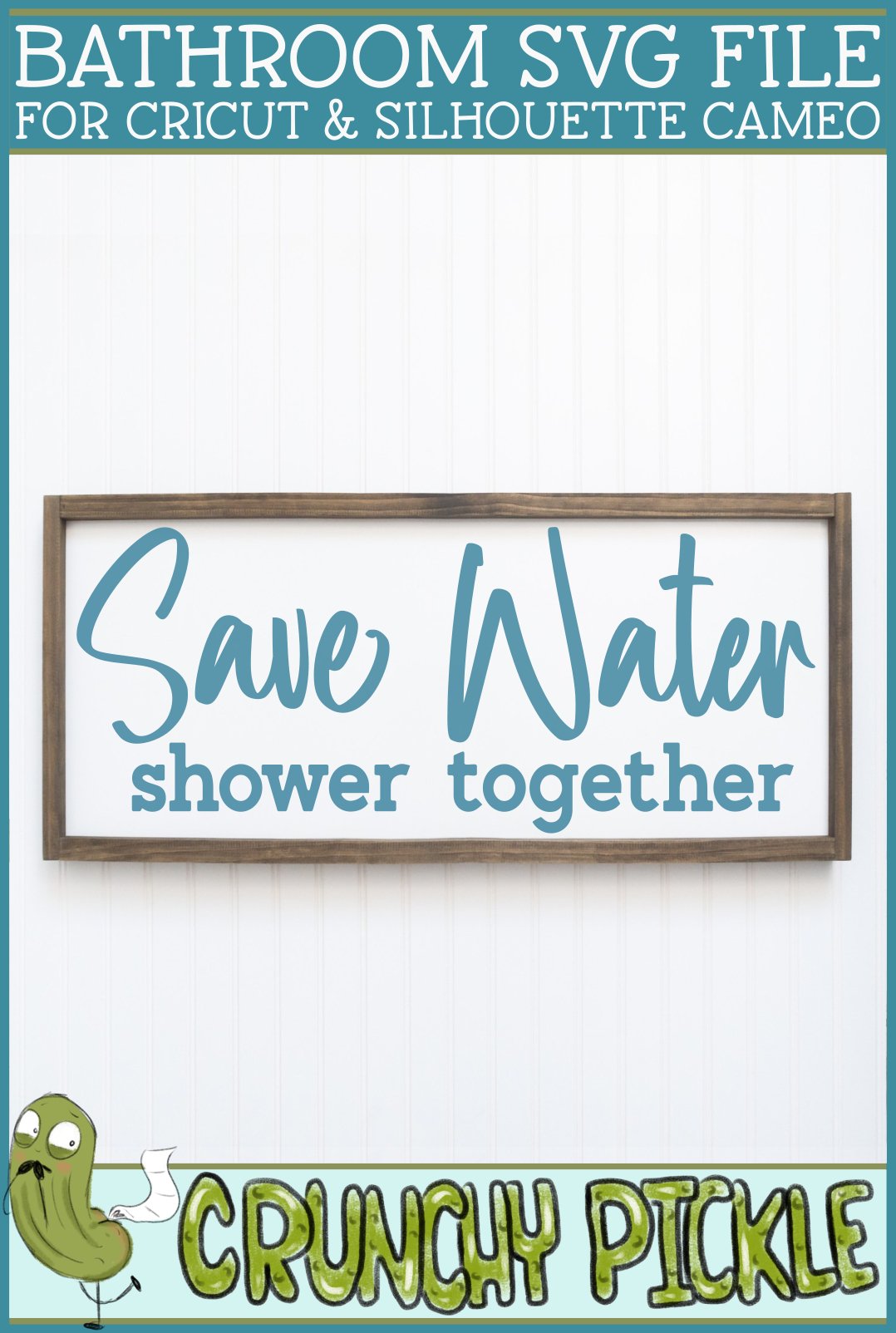 Save Water Shower Together SVG
