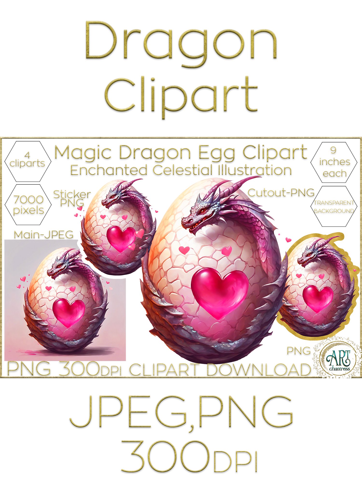 Enchanted Dragon Egg Fantasy Junk Journal Fantasy (3030349)