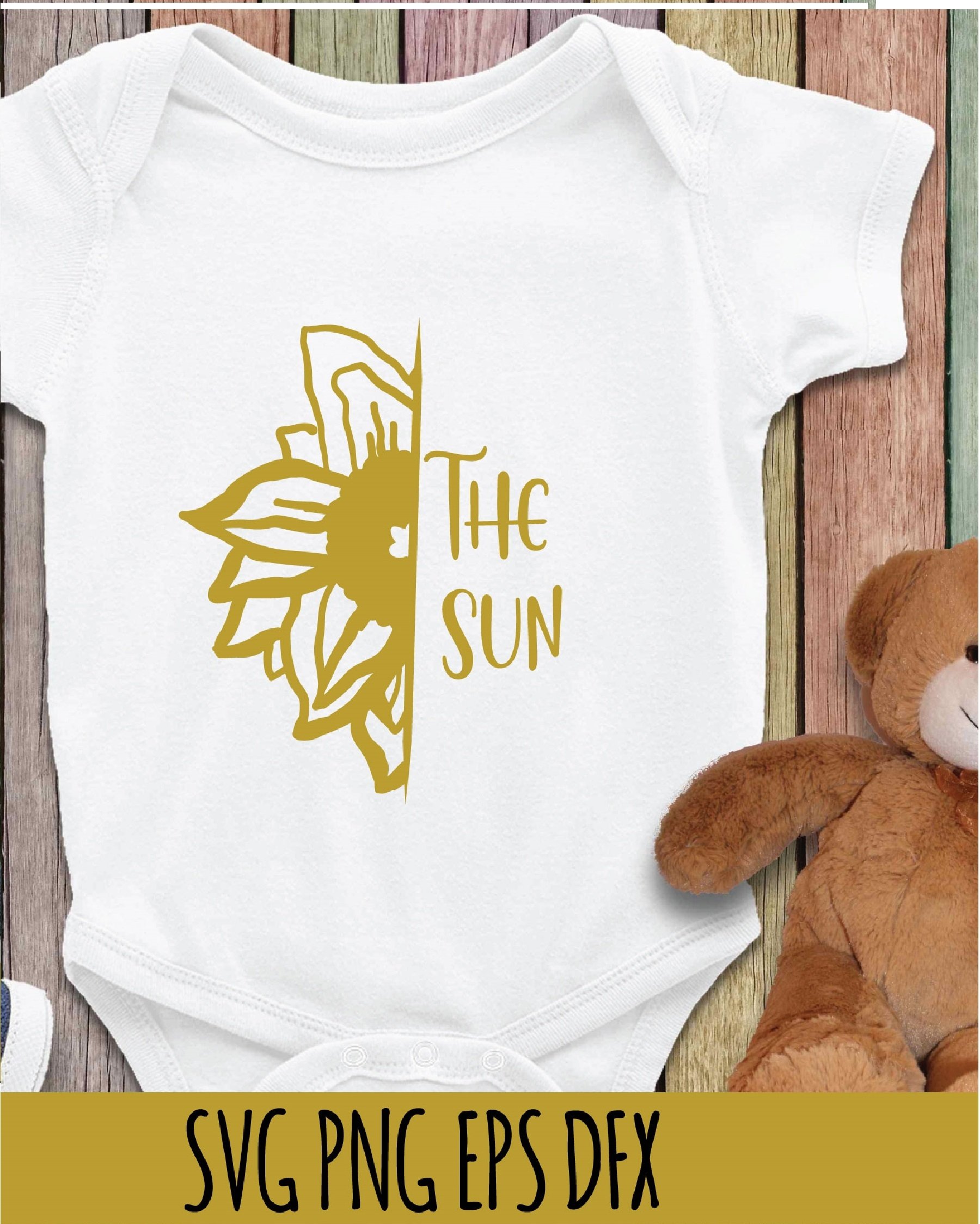 Baby SVG |Sunflower SVG |the sun (2146494)