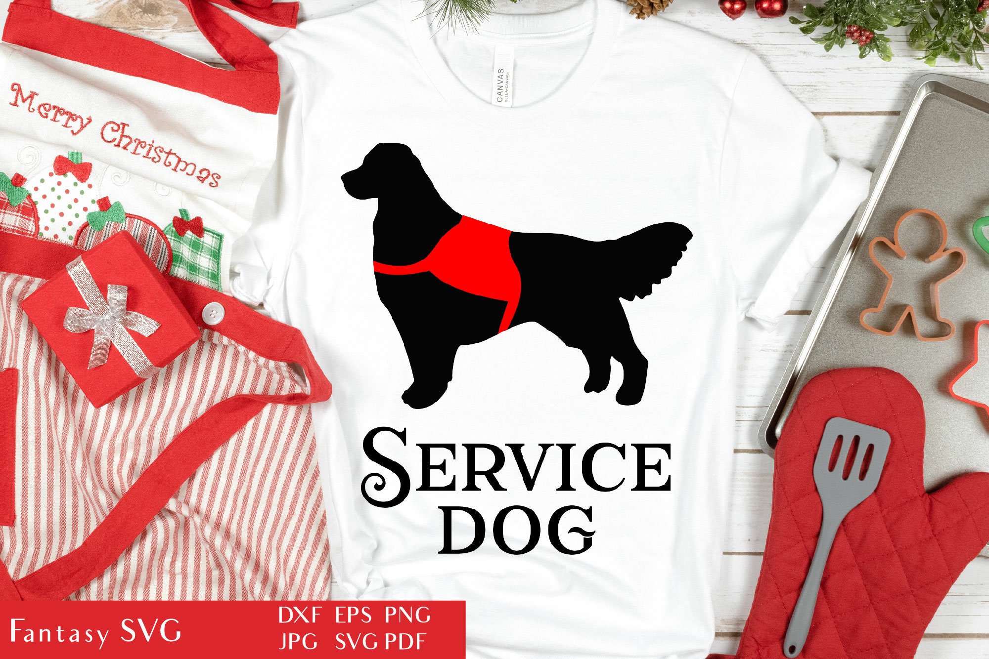 Service Dog | Dog SVG Cut File For Cricut Crafters