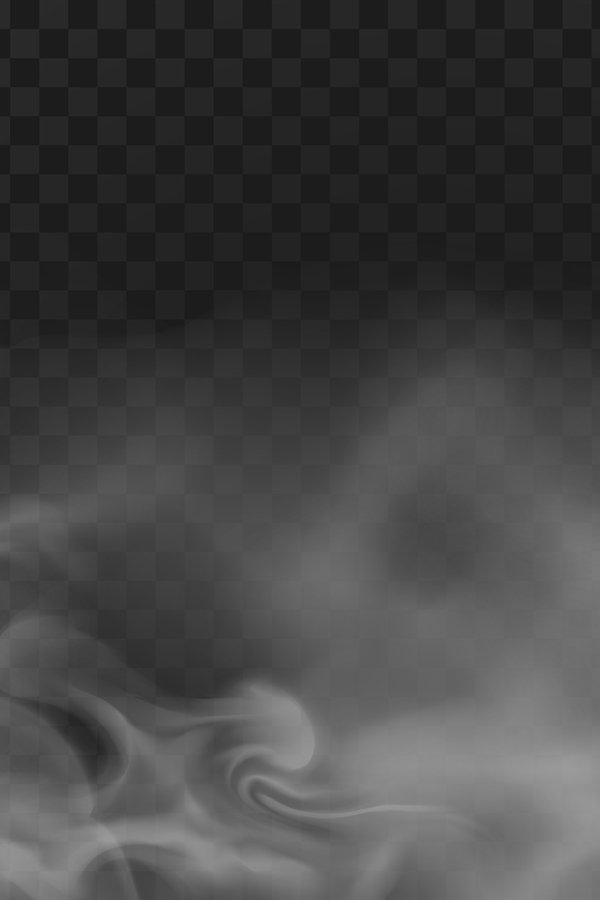 Realistic transparent wavy hot steam or smoke effect. Evapor