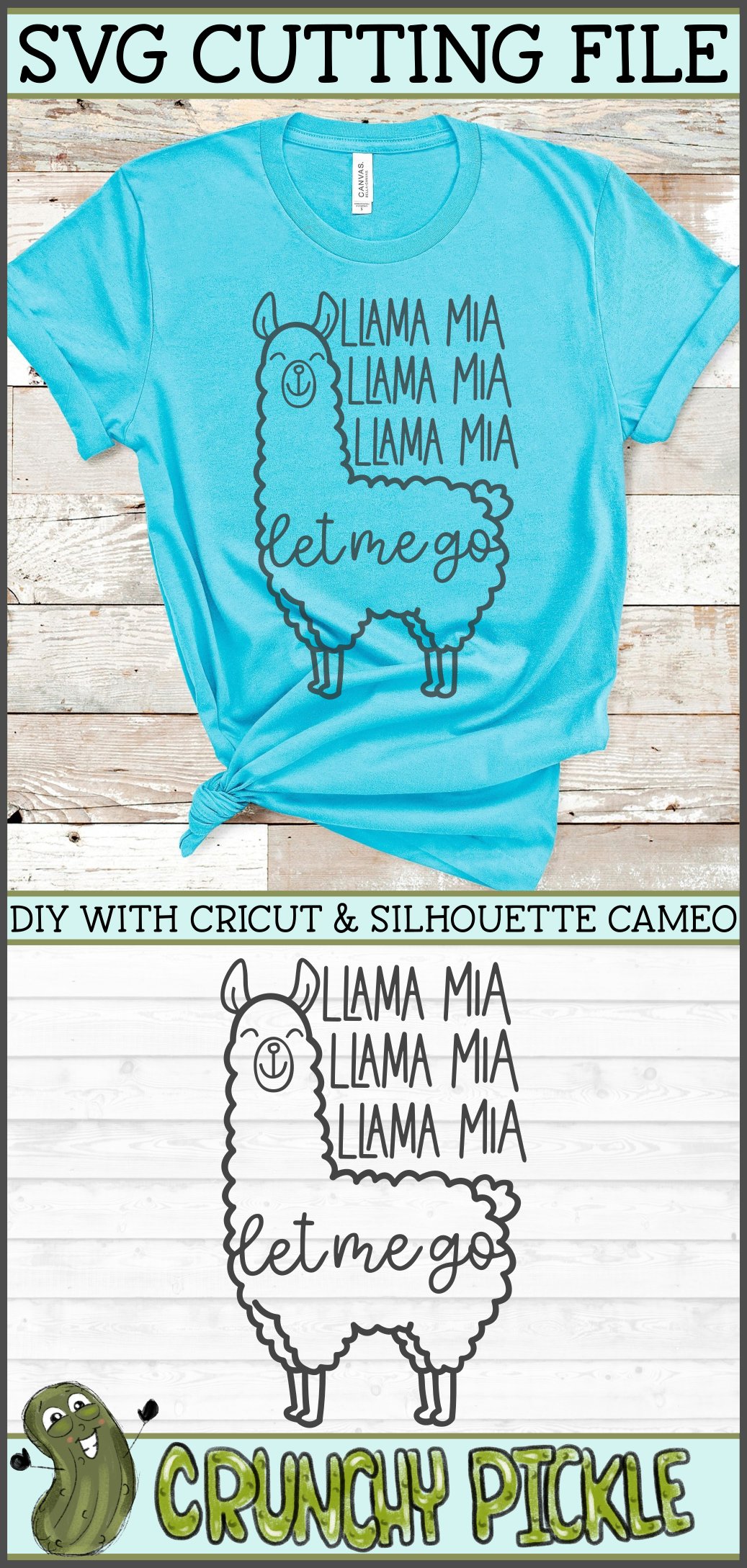 LLama Mia SVG Cut File (234582) | SVGs | Design Bundles