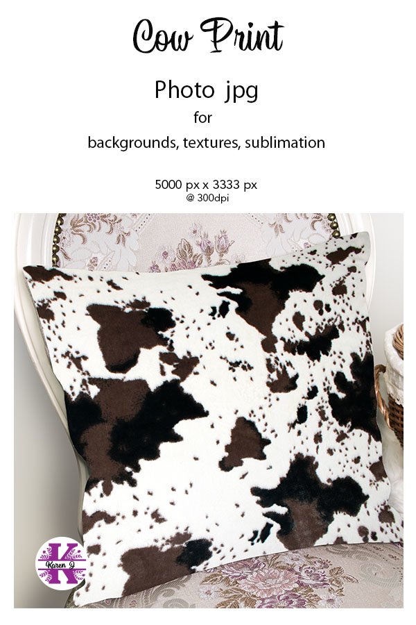Cow Print Photo (696222) | Textures | Design Bundles