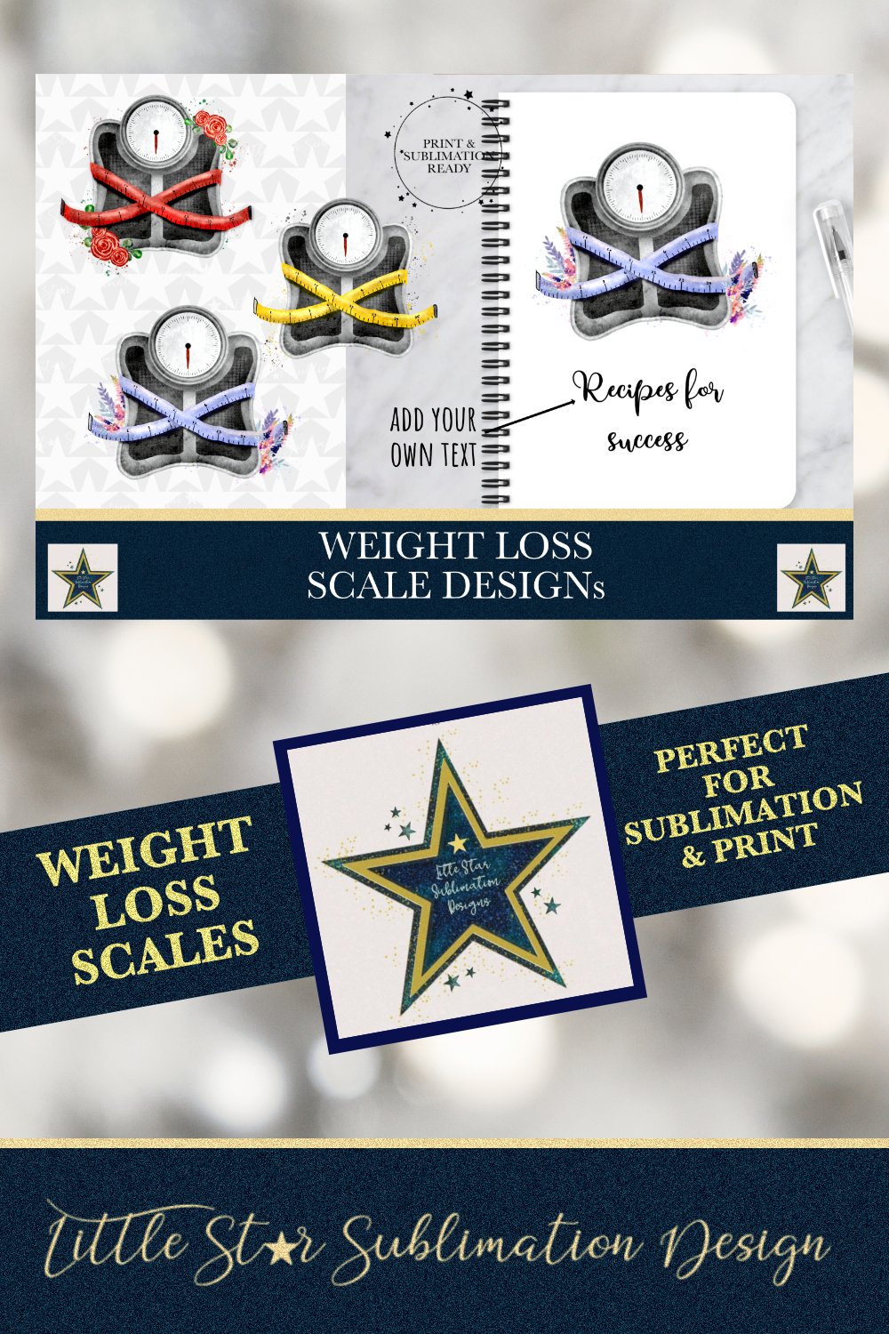 Weight Lossl Sublimation Design