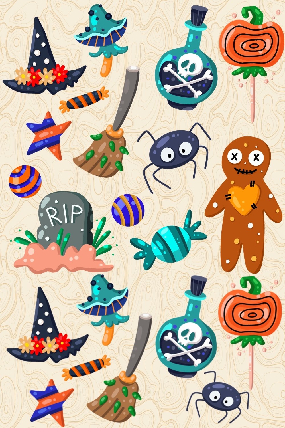 Halloween Clipart - Halloween Items Download-Halloween print