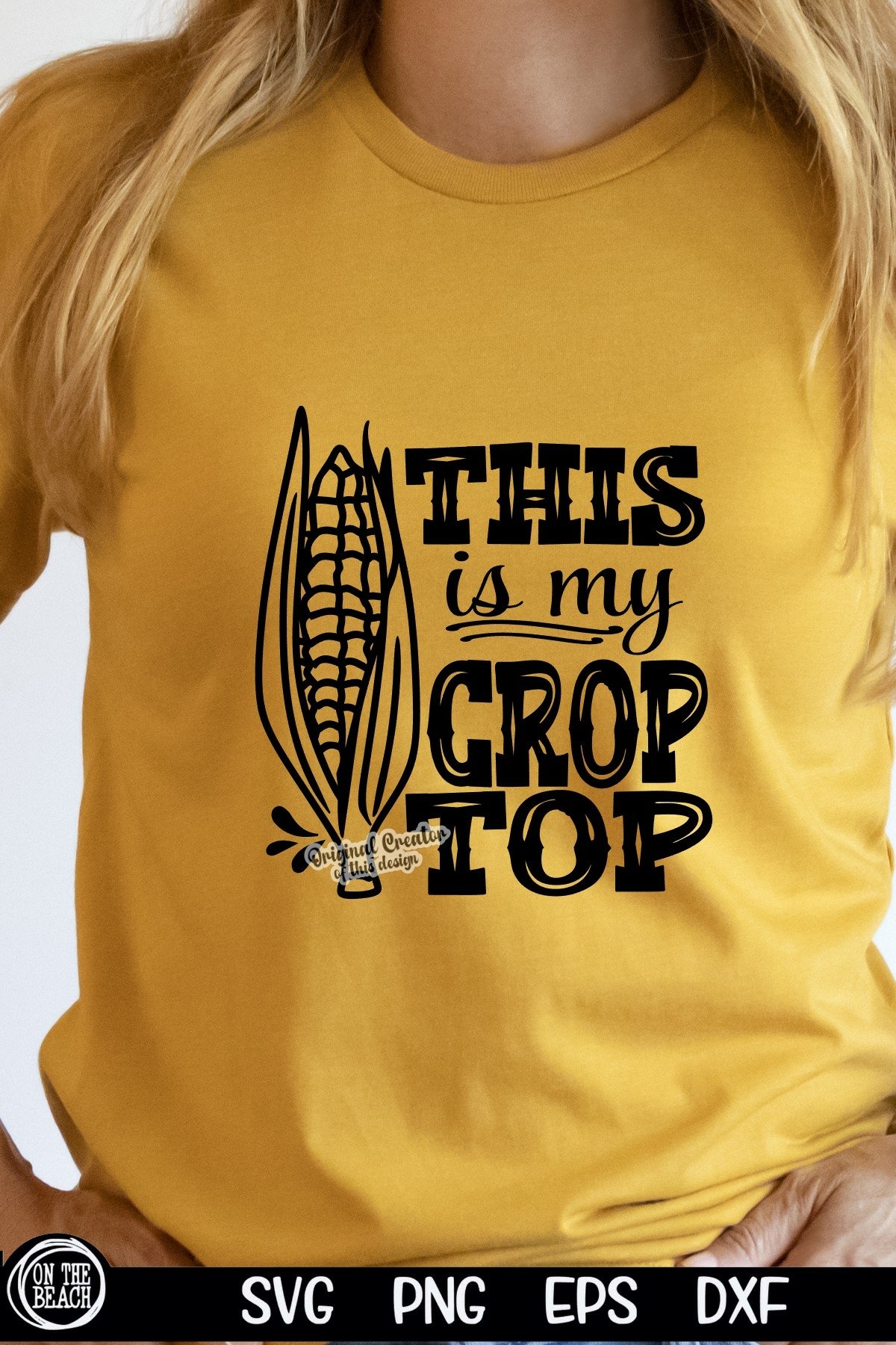 This Is My Crop Top SVG Corn SVG PNG Cutting Sublimation