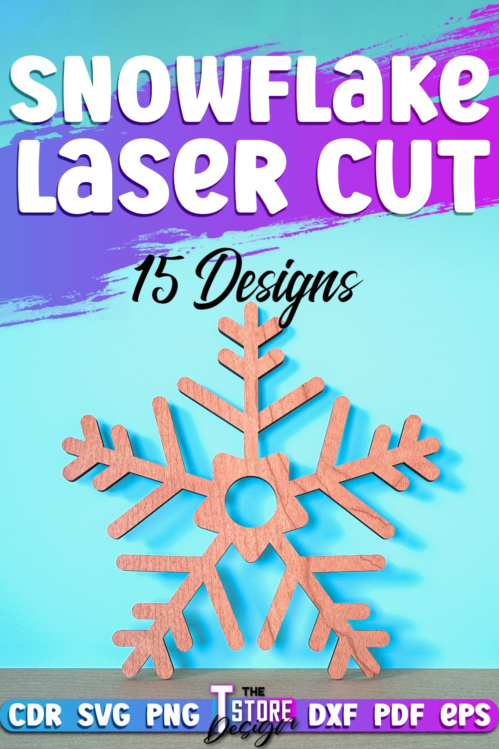 Snowflake Laser Cut SVG | Christmas Laser Cut SVG (2702300)