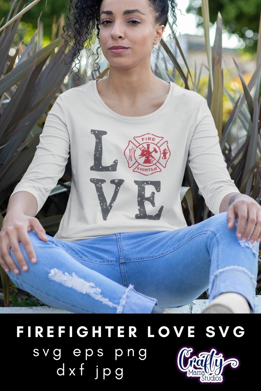 Firefighter Love | First Responder Svg Design