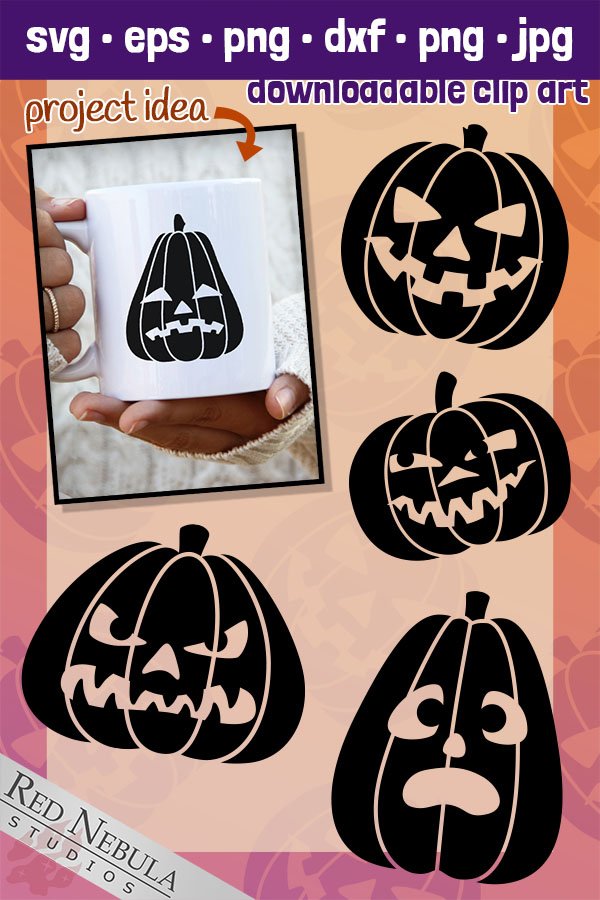 Halloween SVG Pumpkin Jack o Lanterns | Fall Themed Decor