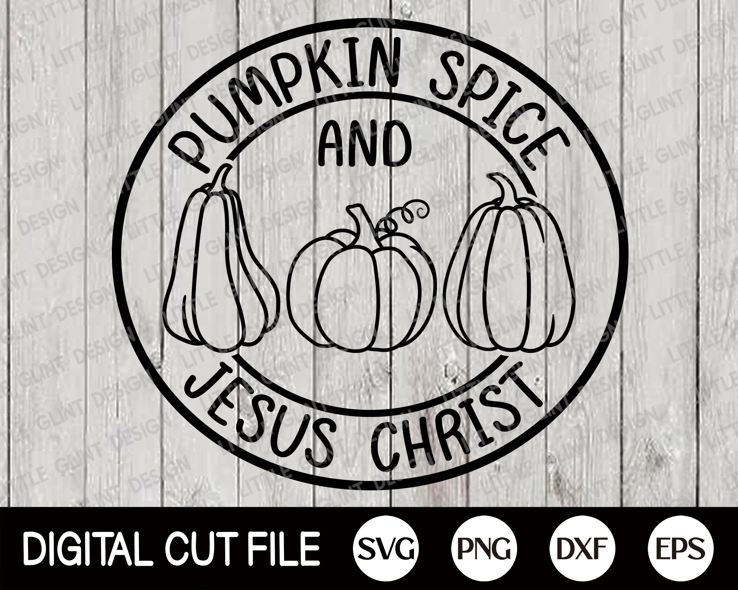 Fall SVG, Pumpkin SVG, Autumn, Christian SVG, DXF, PNG