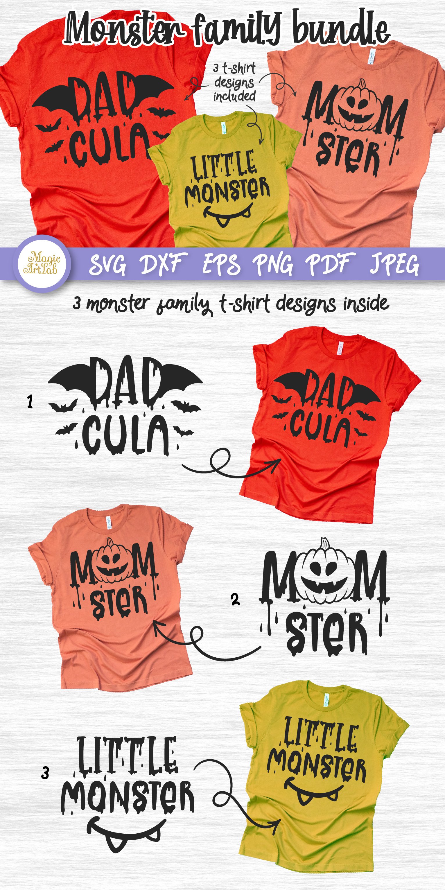 Halloween monster bundle