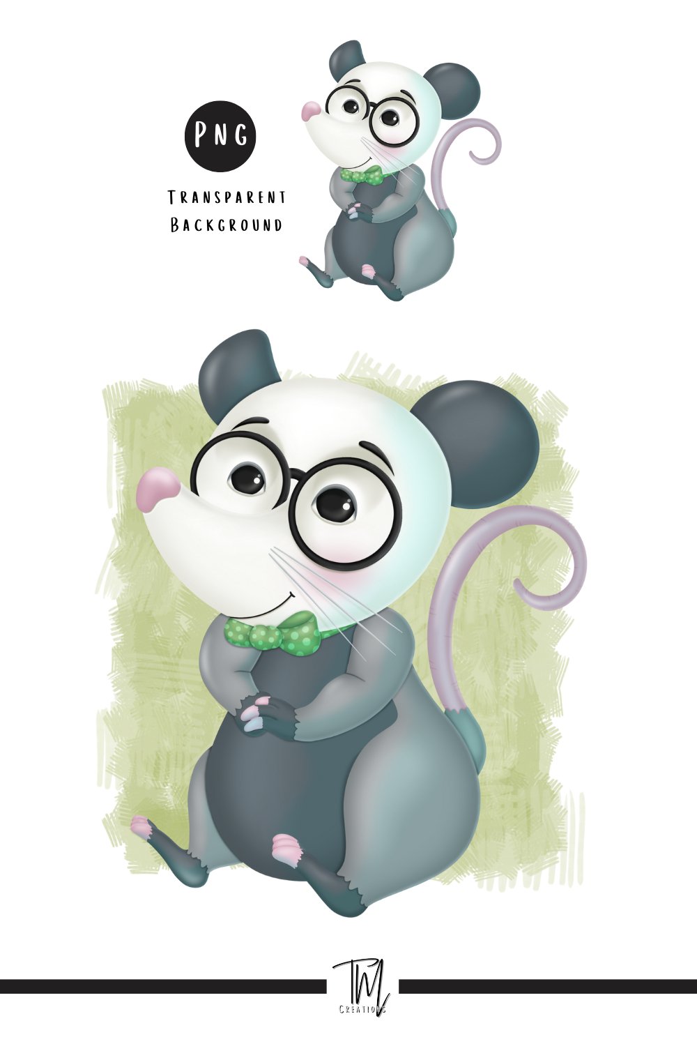 Possum Clipart, PNG - Transparent Background