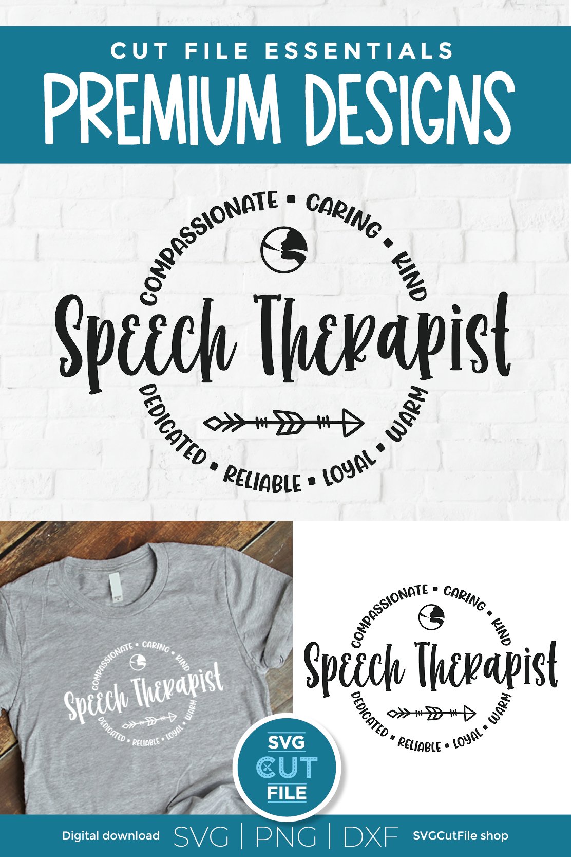 Speech therapist svg for crafters