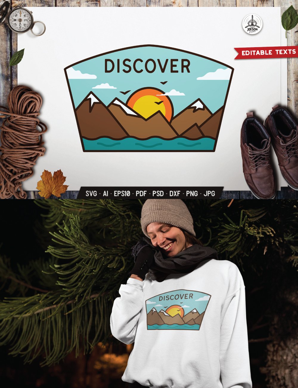Discover SVG Sublimation Design Logo Adventure DXF PNG