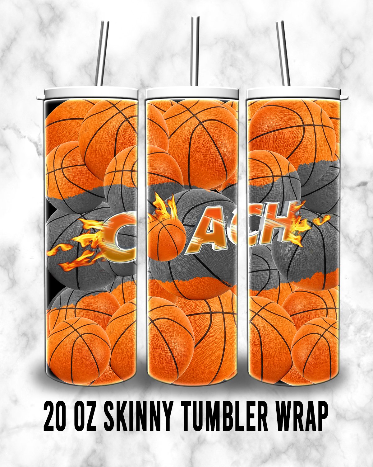 Basketball Tumbler, Sublimation, Sports tumbler wrap png