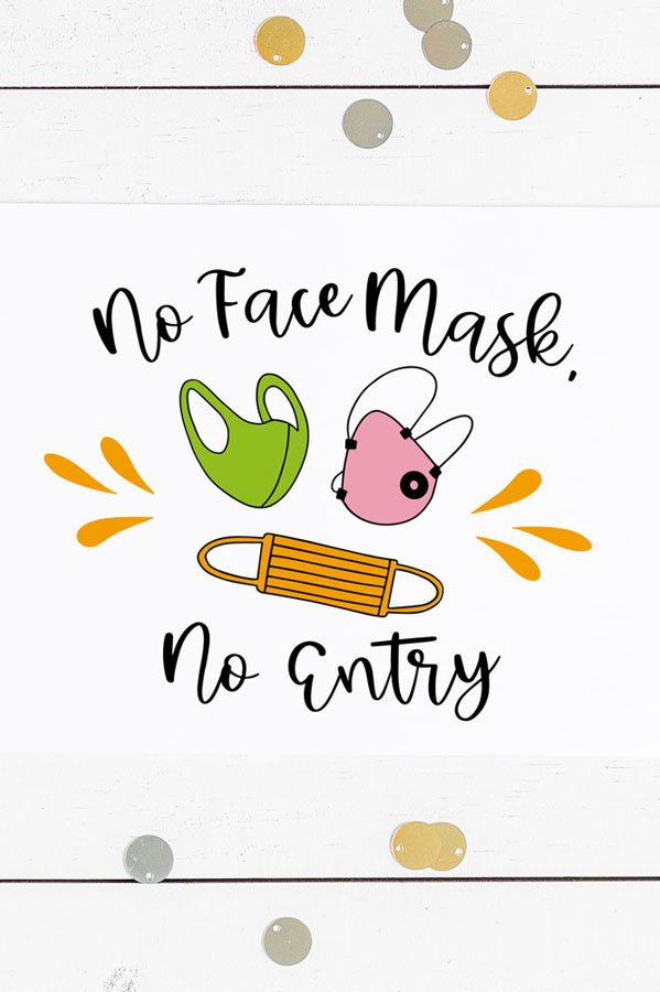 Face masks infographics