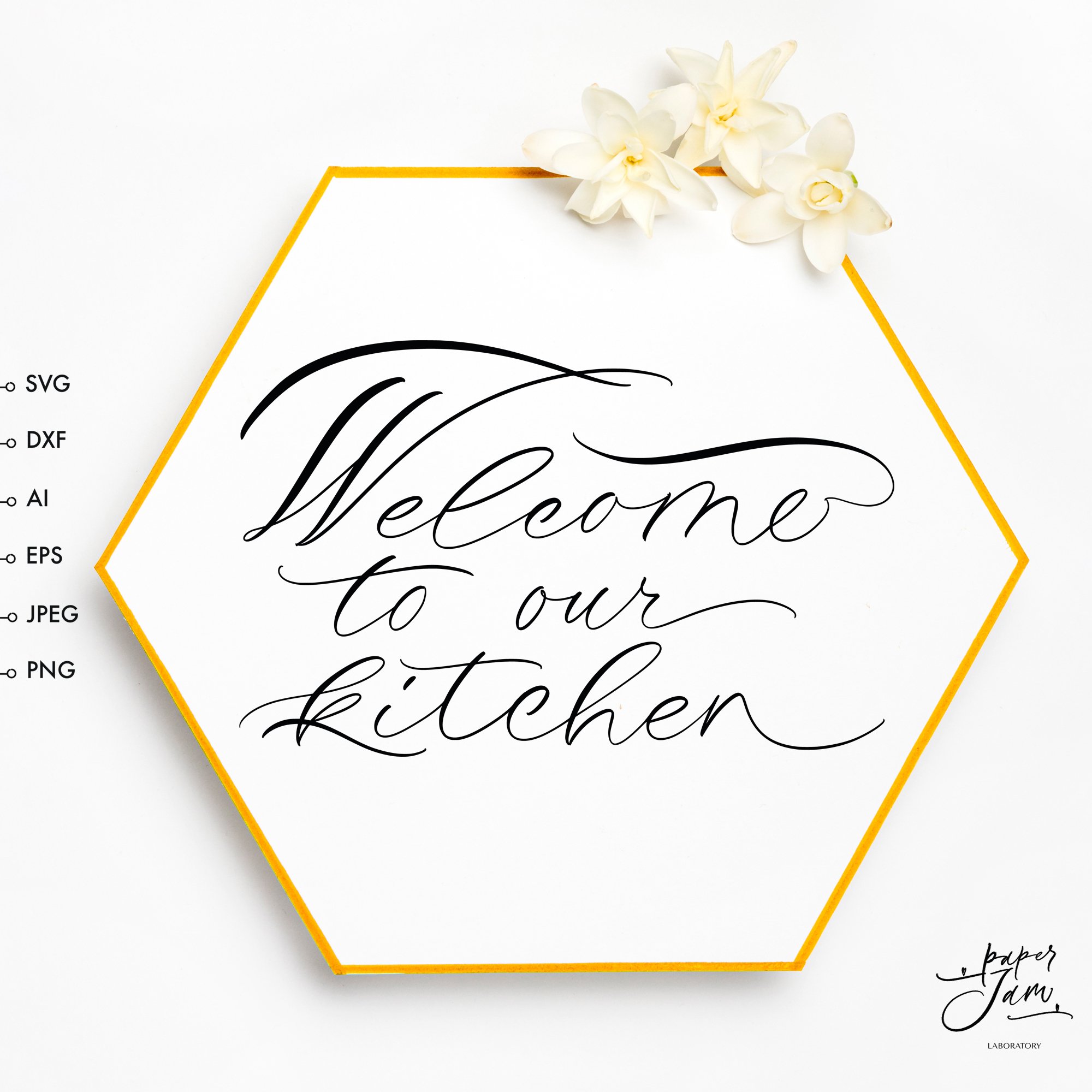 Welcome to our kitchen SVG, Housewarming svg, Welcome SVG