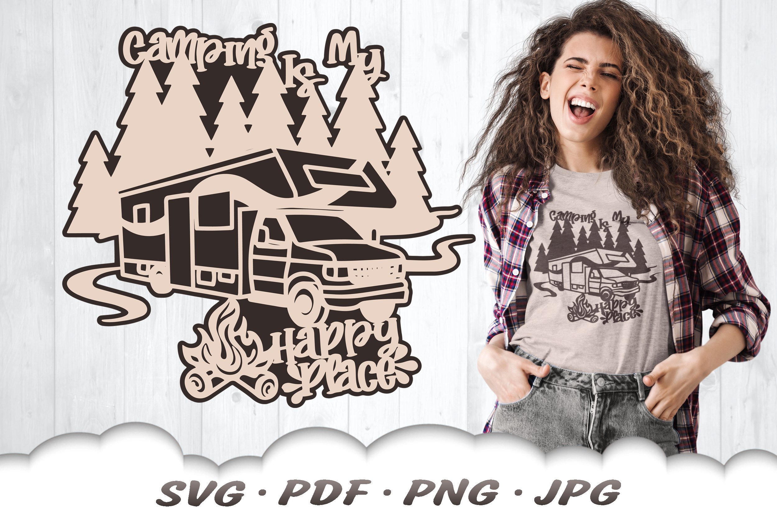 RV Camping SVG Cut Files
