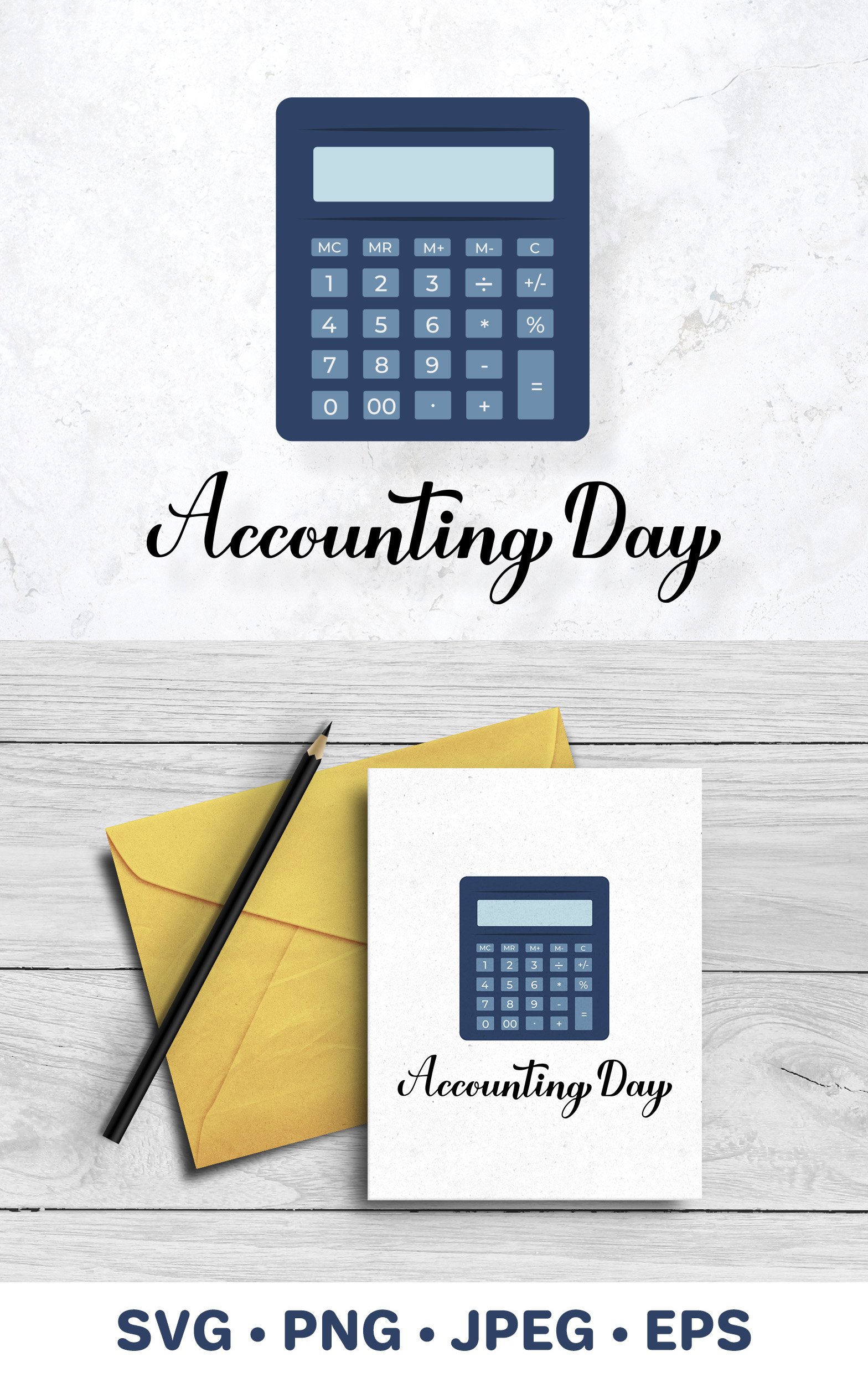 Accounting Day SVG. Gift for accountant. Calculator SVG