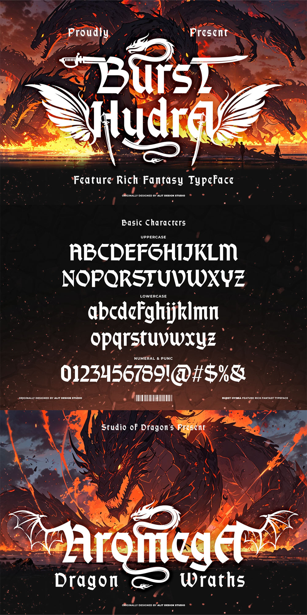 Burst Hydra Font