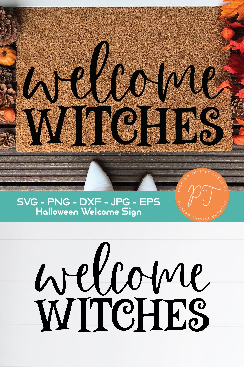 Welcome Witch Funny Halloween SVG Cut File