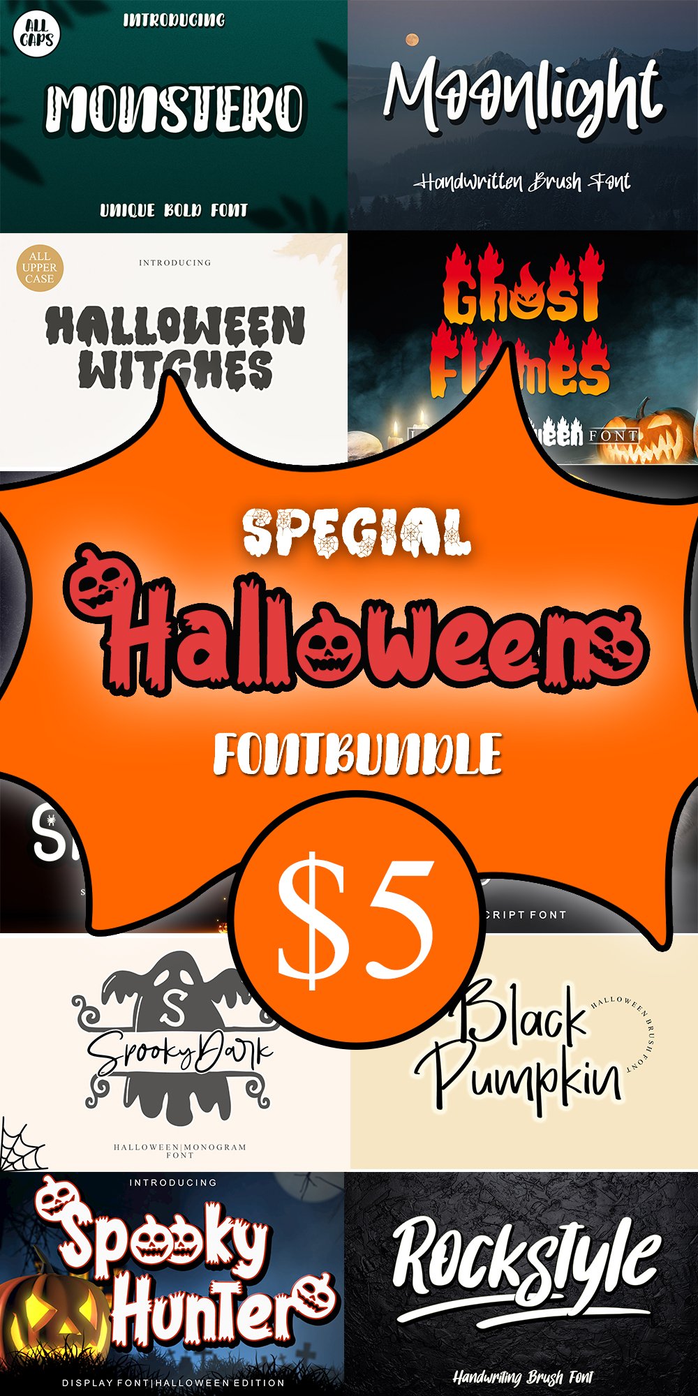 CRAFTY HALLOWEEN FONTBUNDLE