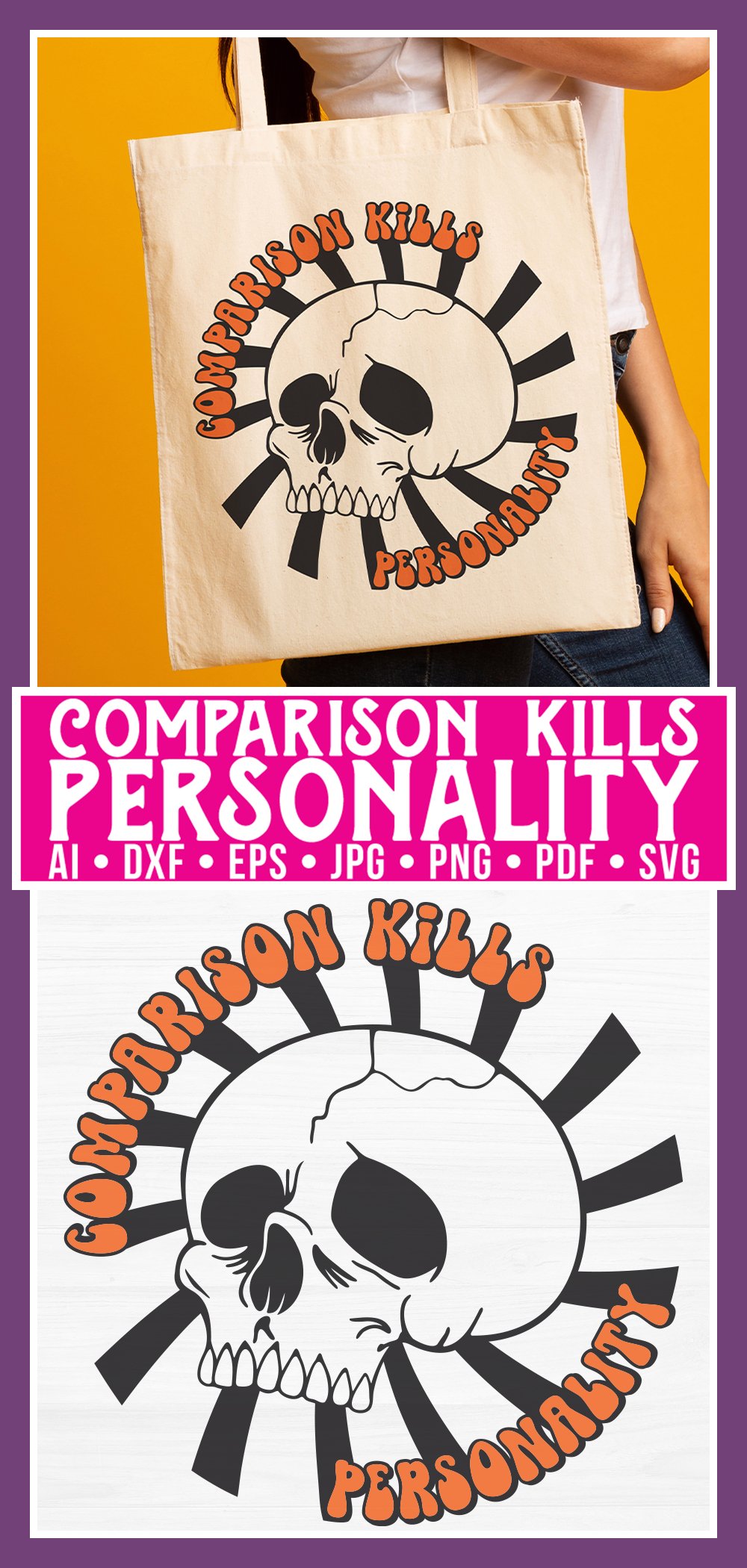 Comparison Kills Personality Svg