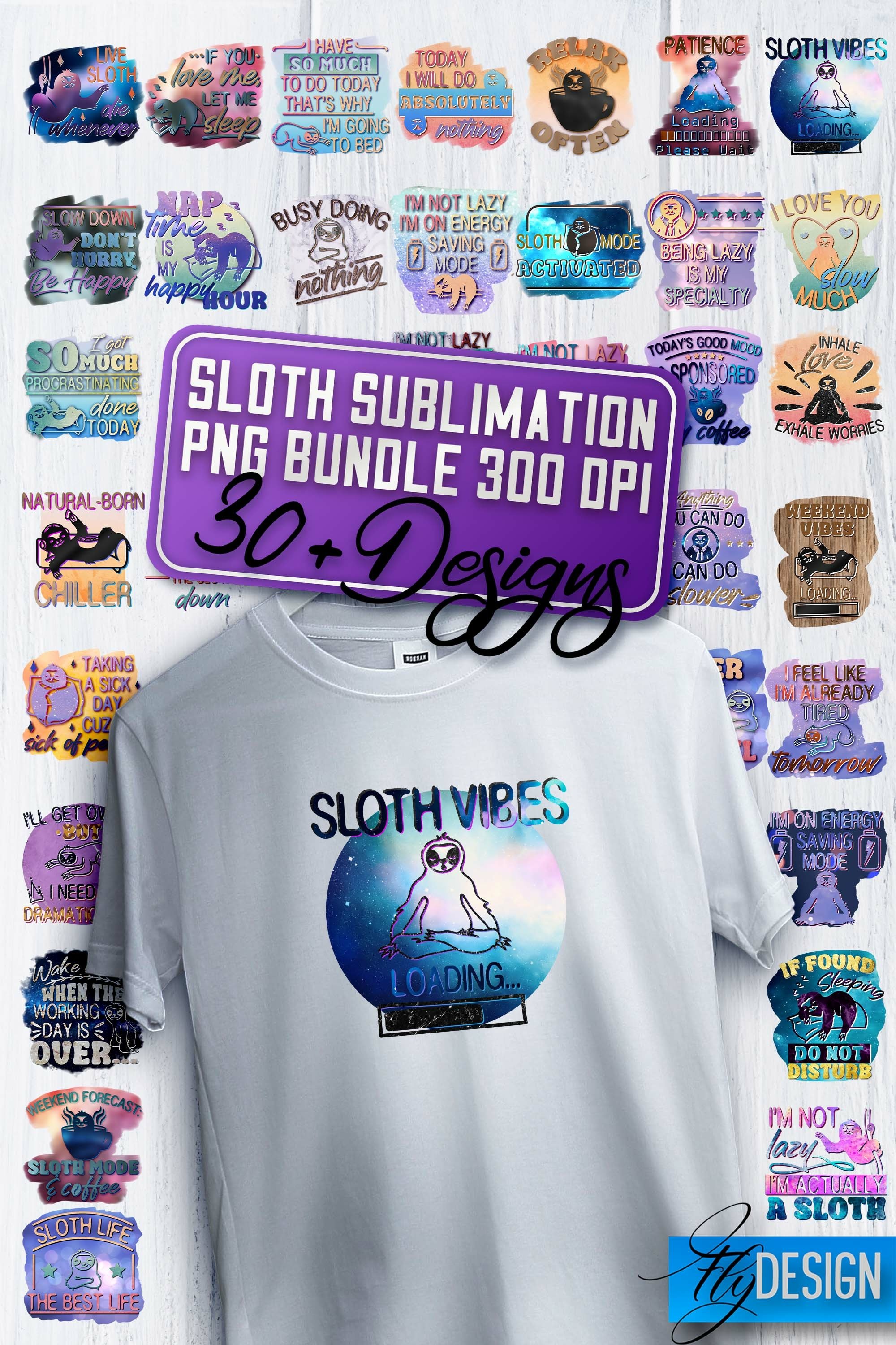 Sloth Sublimation | Funny Sublimation | Shirt (2485653)