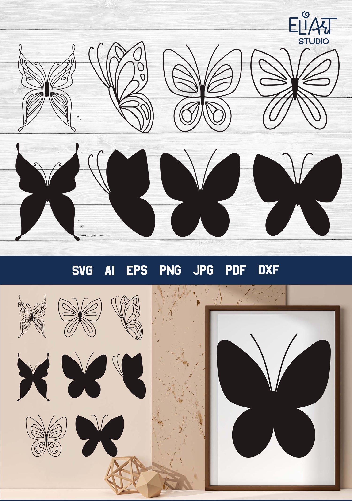 Butterfly SVG Bundle | Butterflies SVG Cut Files