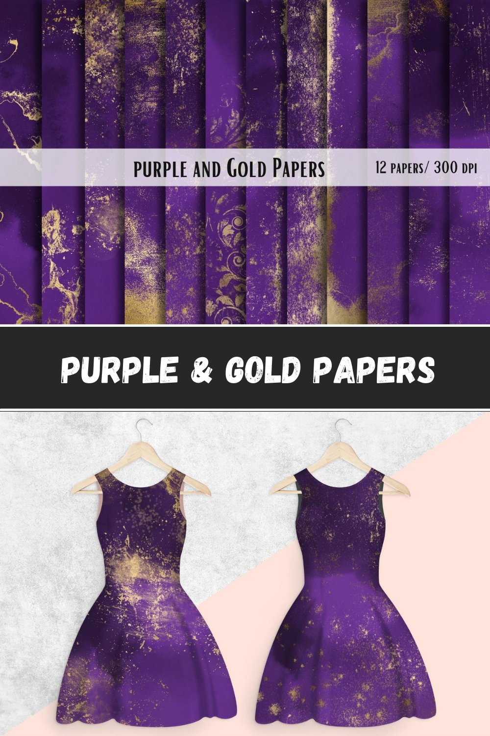 Purple and Gold Papers