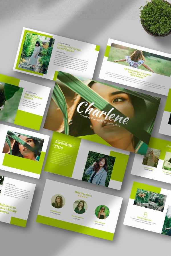 Charlene - Creative Googleslides Template