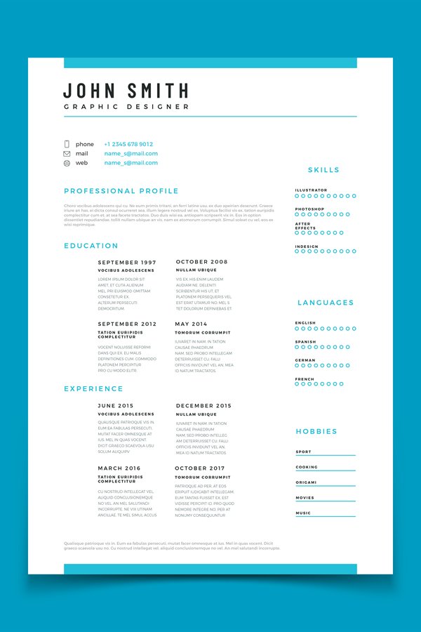 Cv profile. Resume curriculum vitae timeline data.