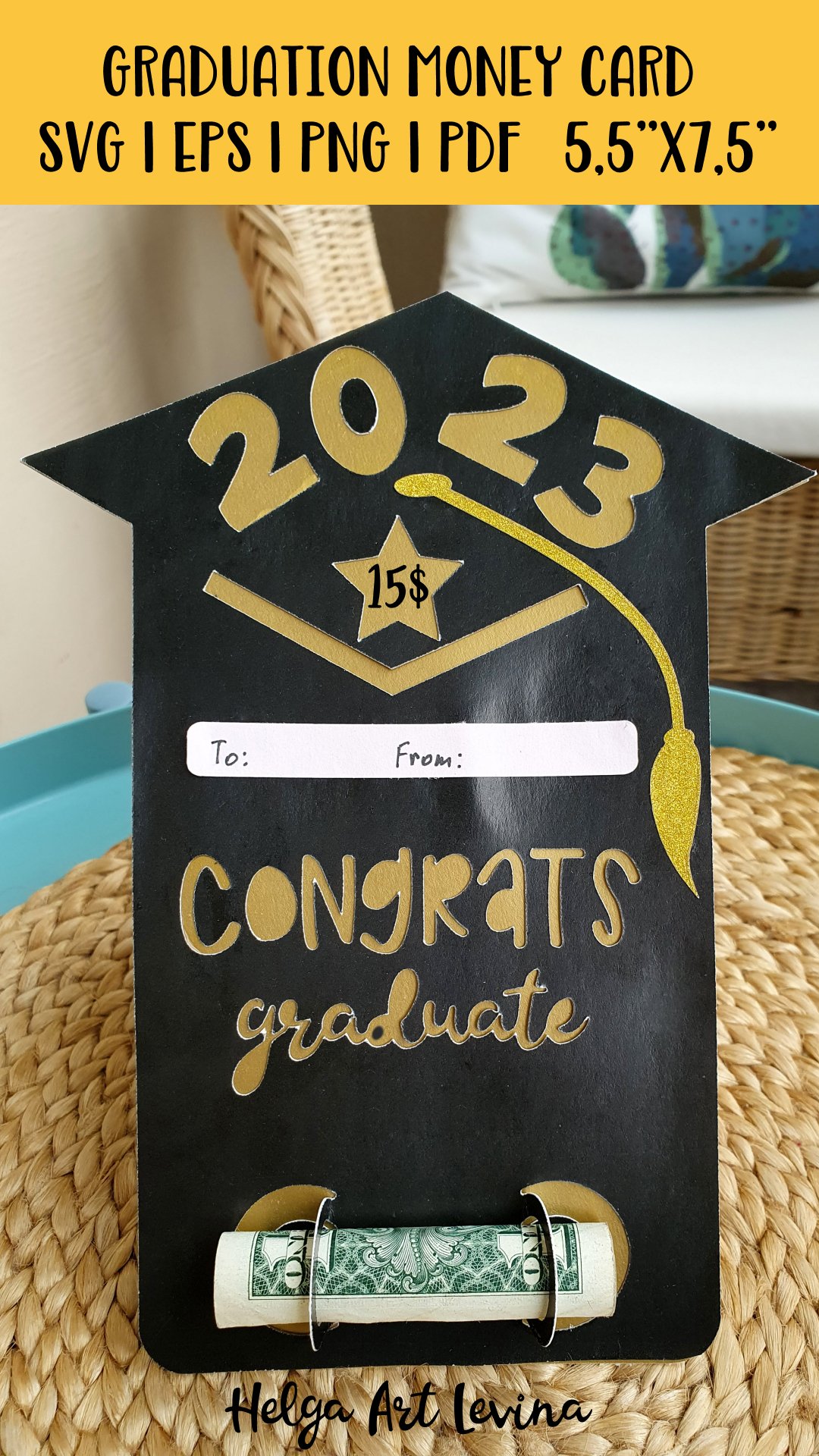 Graduation 2023 Money Card SVG