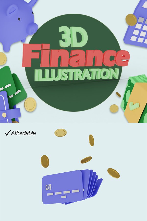 3D Finance Illustration