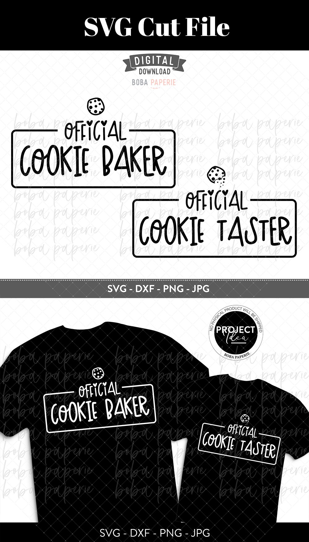 Official Cookie Baker Cookie Taster svg | mom and (1038530)