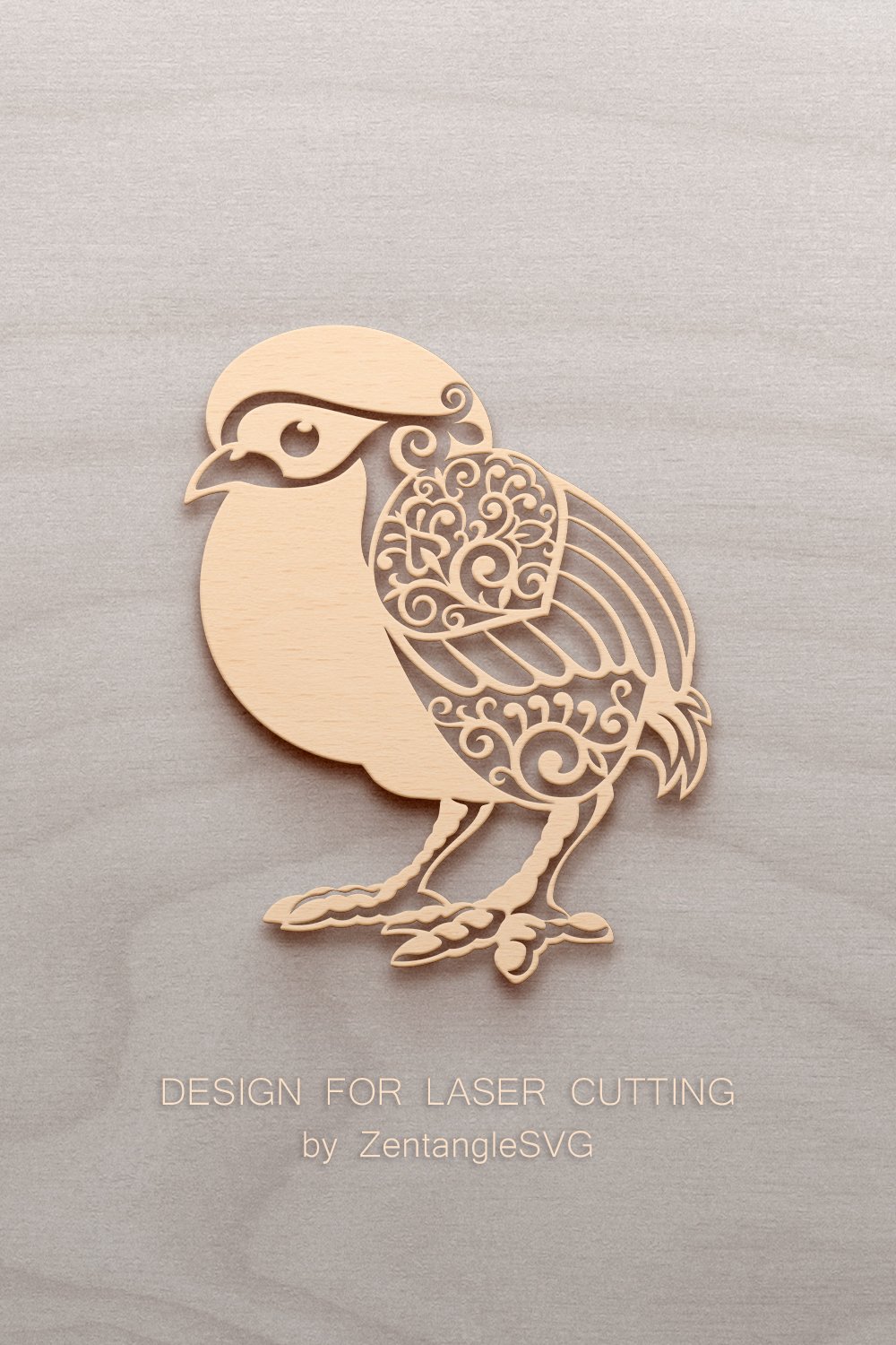 Chick SVG DXF Laser cut files, Flower Floral Mandala Chicken
