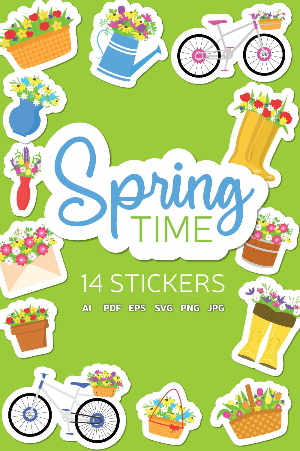 Spring stickers (2433859)