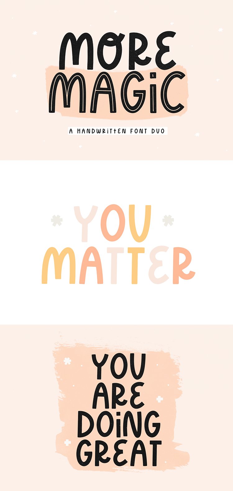 More Magic - A Fun Handwritten Font