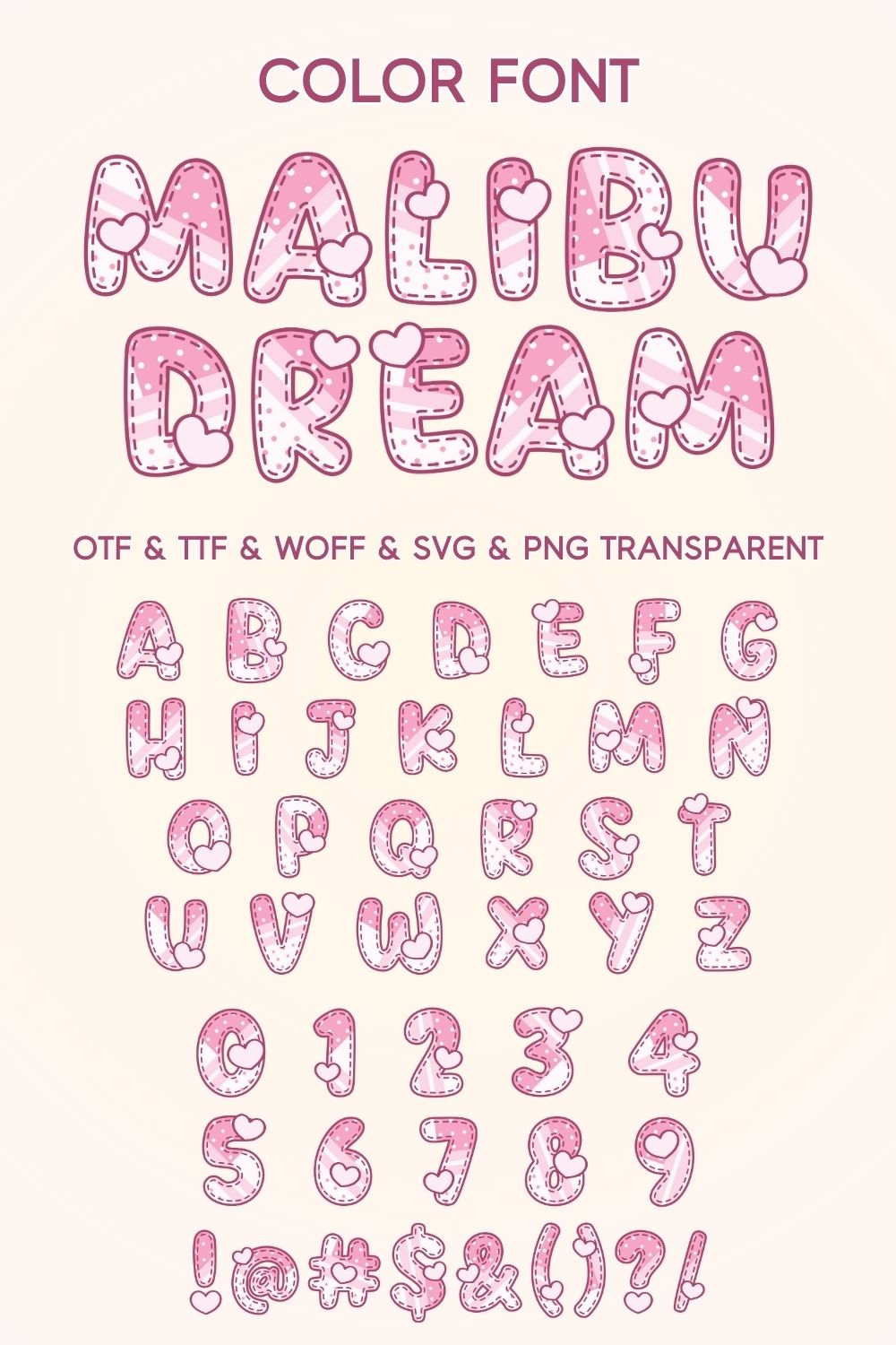 Malibu Dream - Color Font