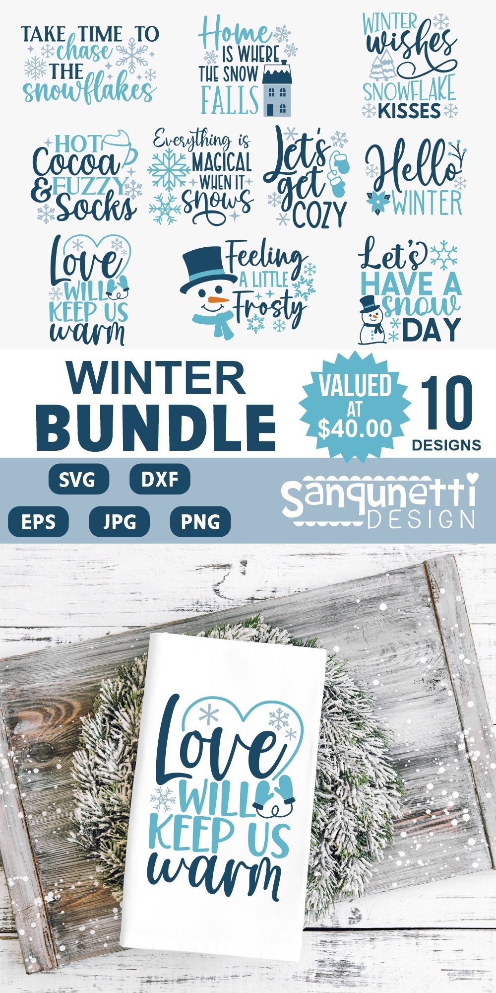 Winter SVG Bundle | Winter snow SVG