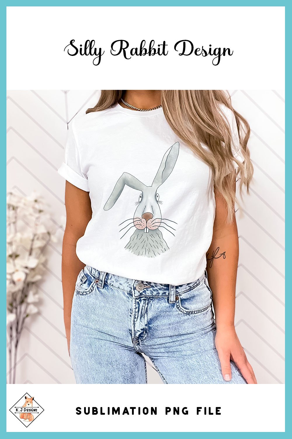 Silly Rabbit Graphic Design | Animal Clipart
