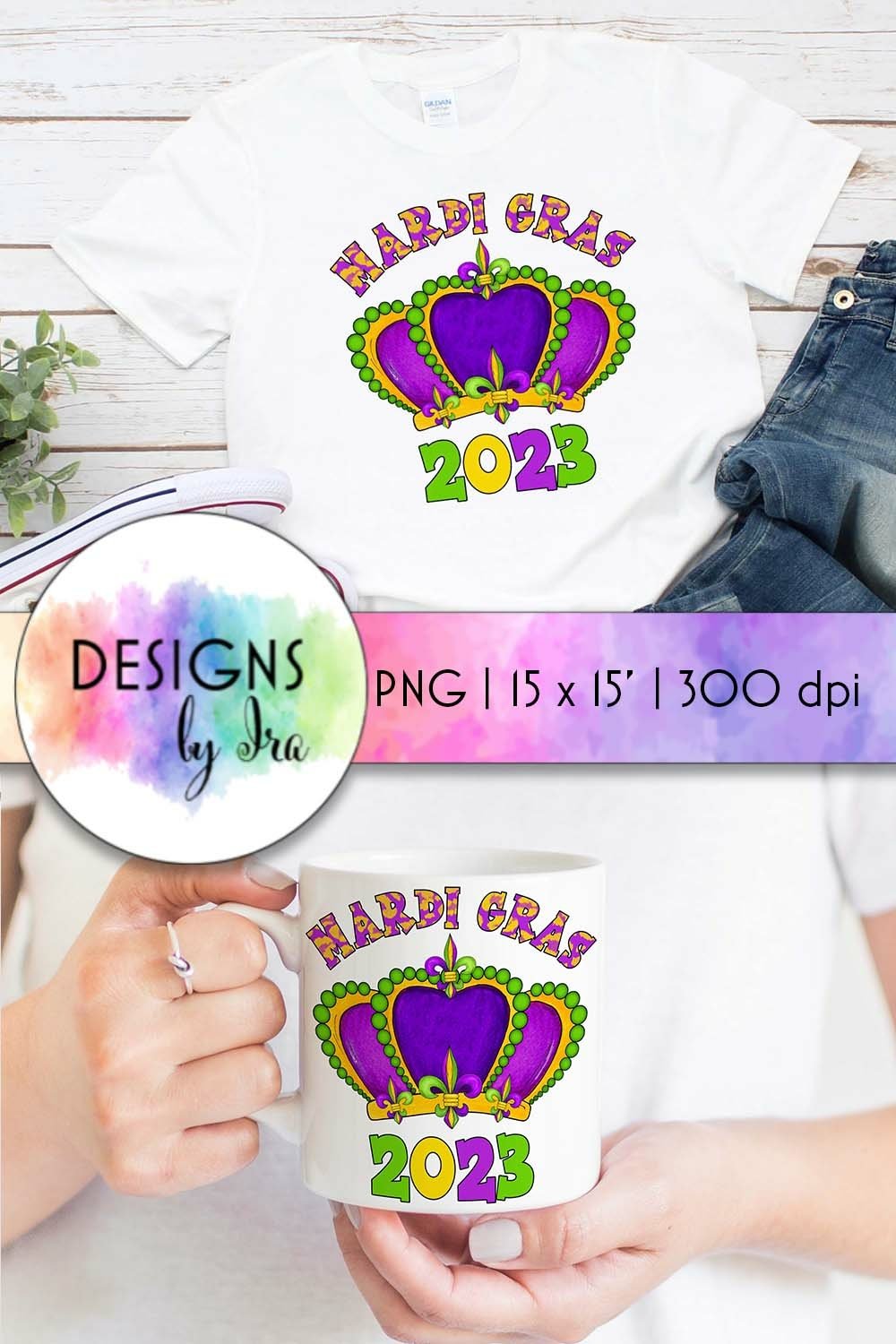Mardi Gras 2023 Sublimation | Mardi Gras Parade Shirt Print