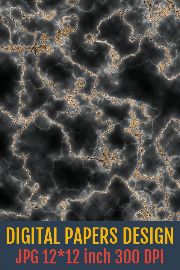 Digital Papers Gray Marble