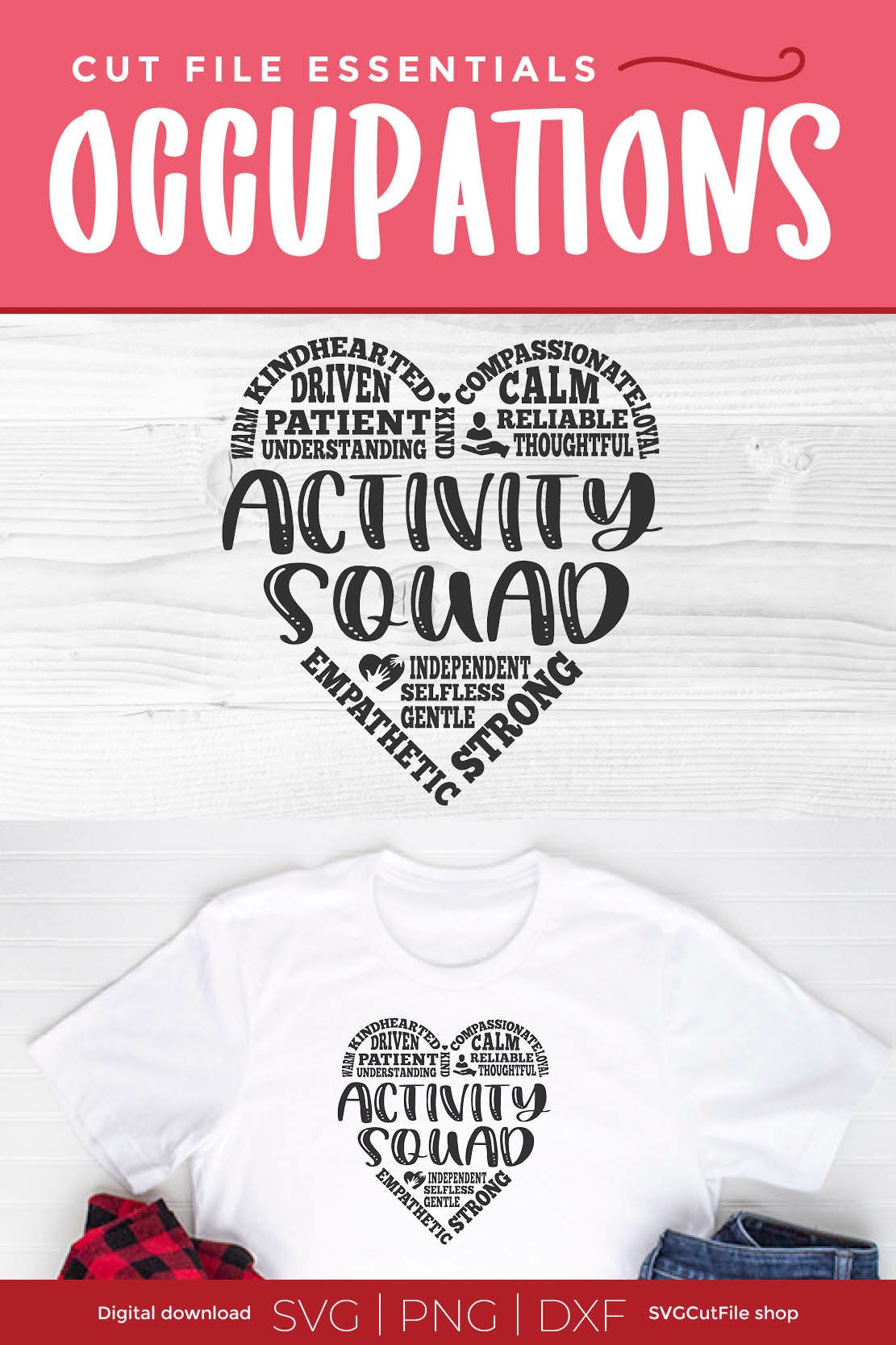 Activity Squad svg for activities team appreciation