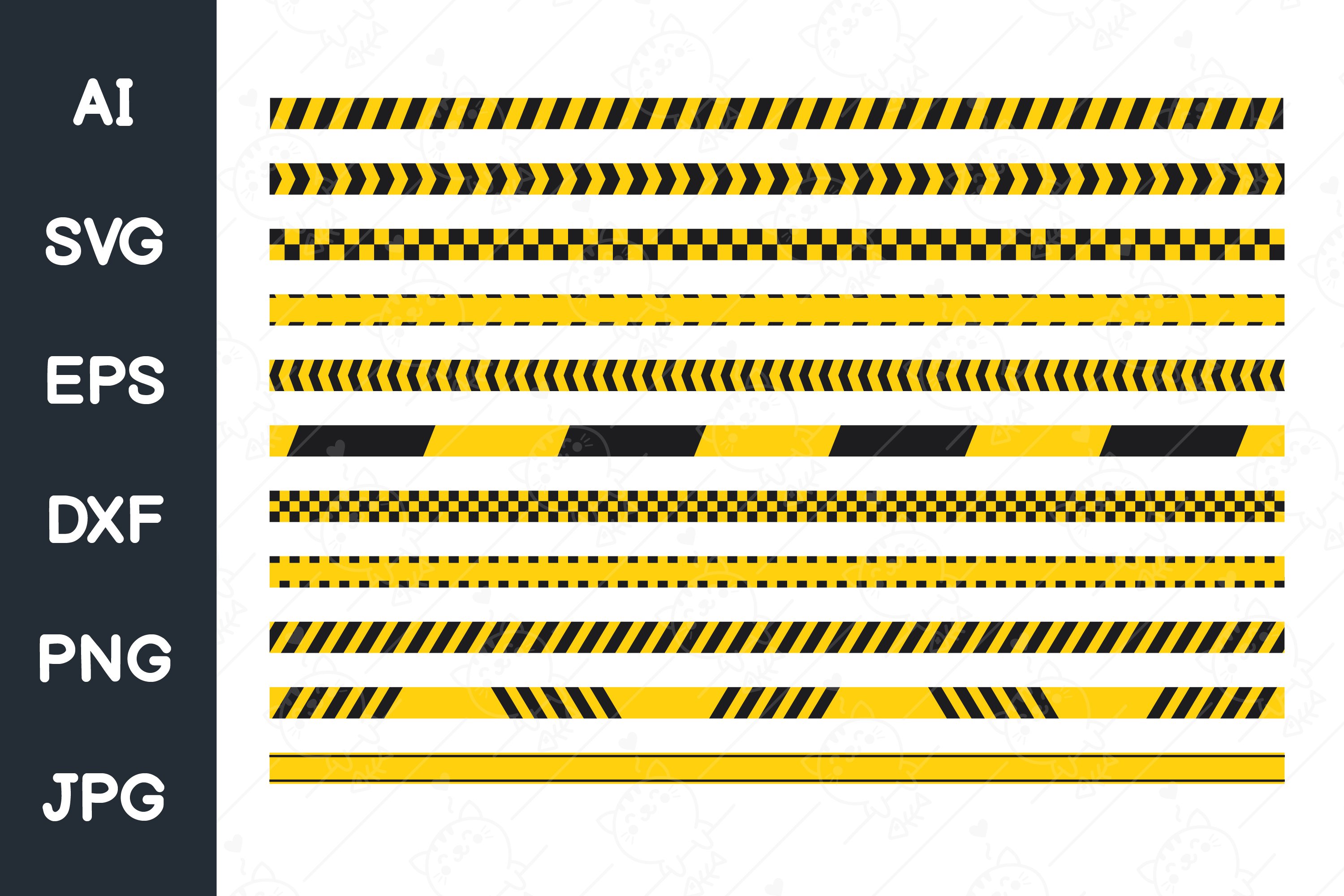 Caution Tape svg , Warning tape , Police Tape svg